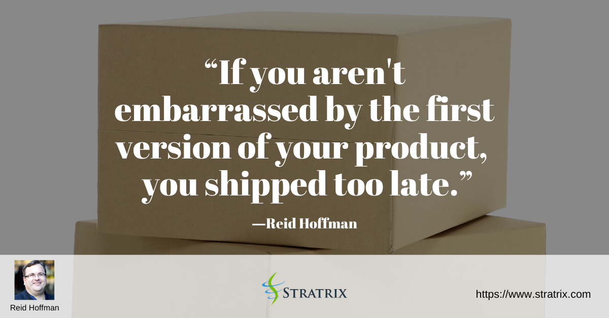Shipping Product - Reid Hoffman Quote about need to ship early and often