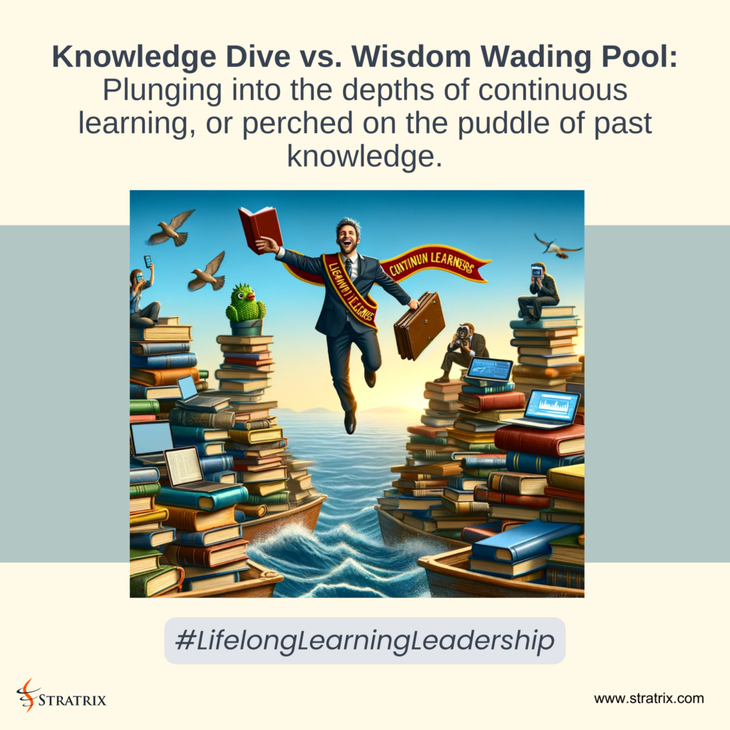 Knowledge Dive vs. Wisdom Wading Pool