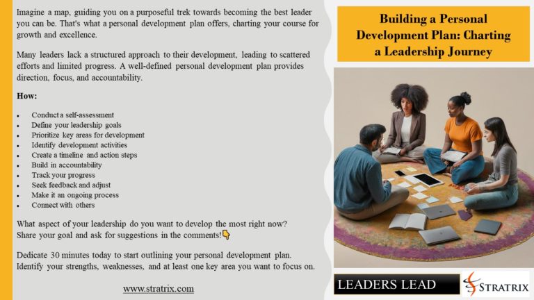 Building a Personal Development Plan: Charting a Leadership Journey