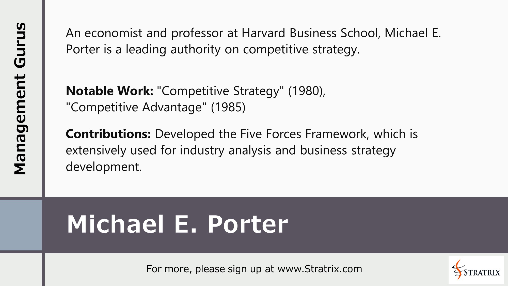 Michael E. Porter
