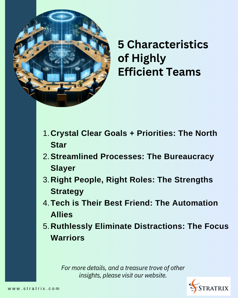 5 Characteristics of Highly Efficient Teams