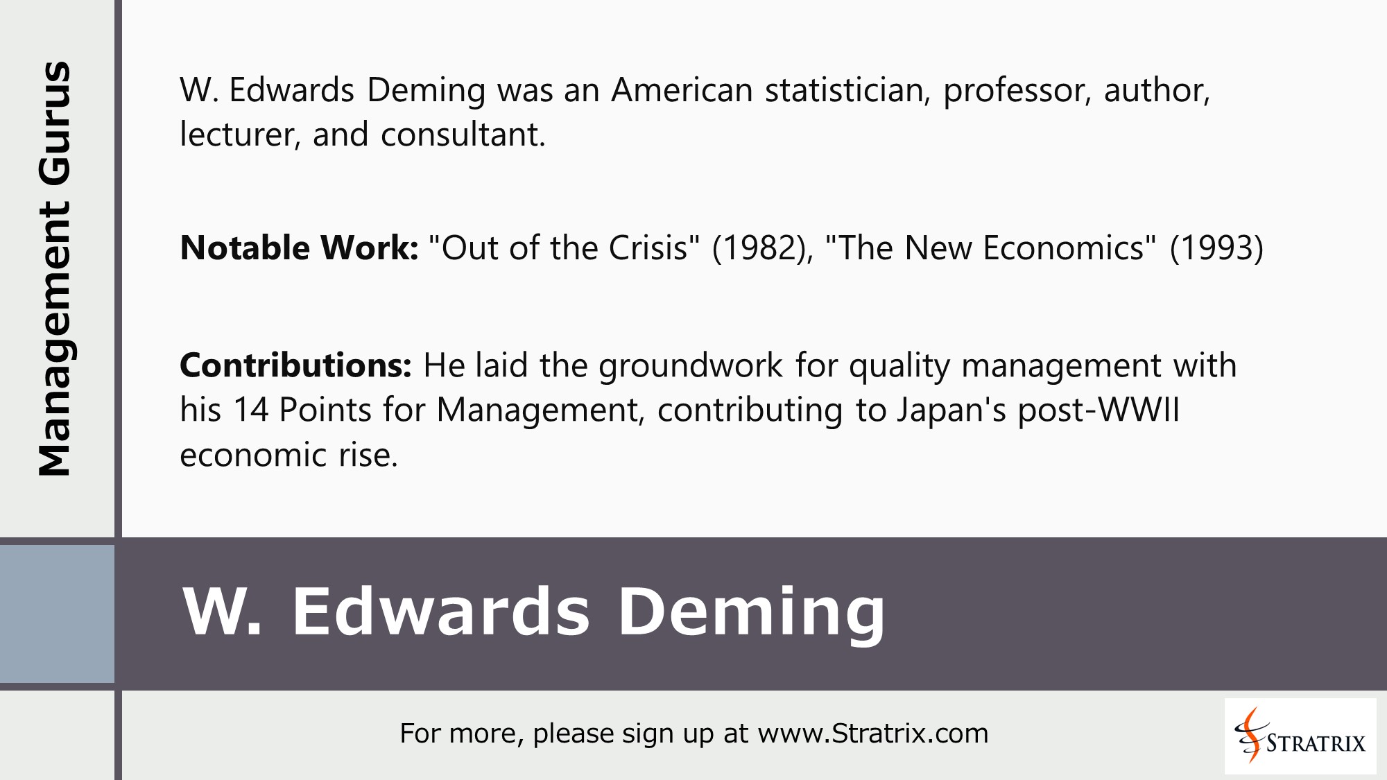 W. Edwards Deming