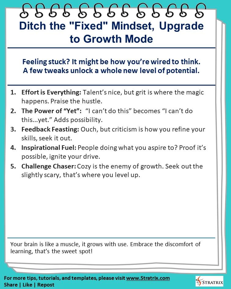 Ditch the "Fixed" Mindset, Upgrade to Growth Mode