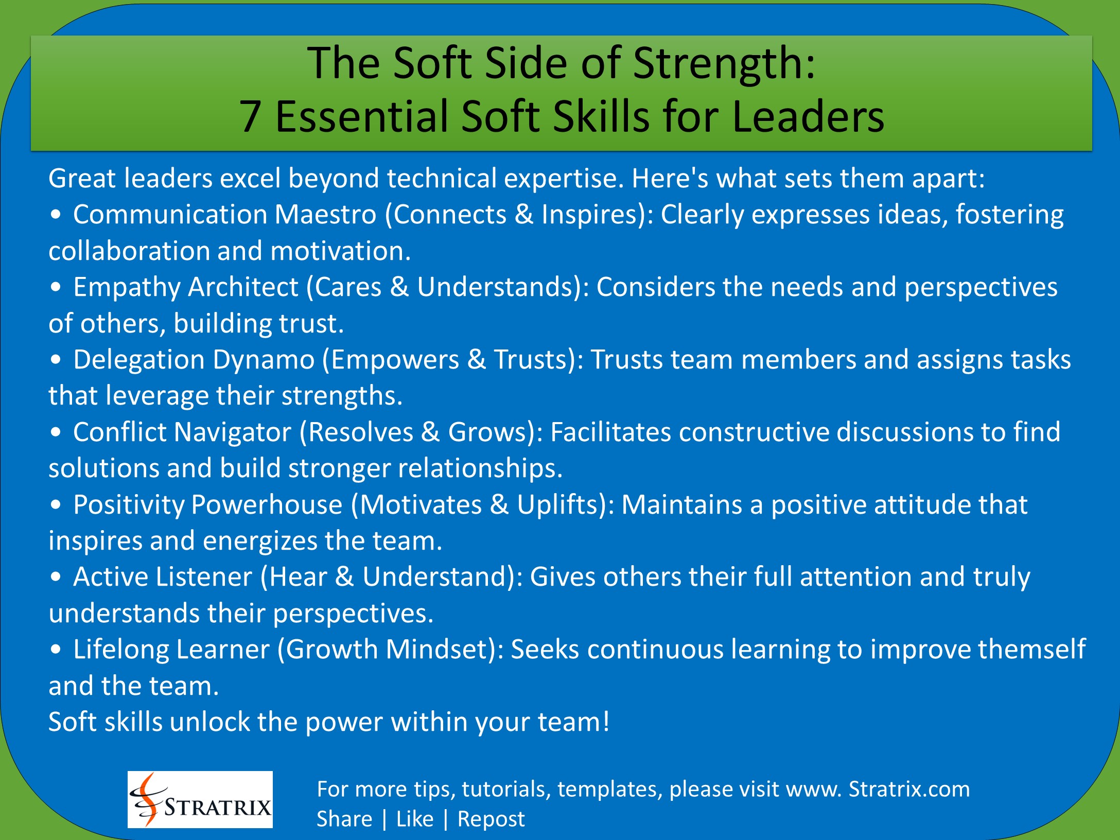 The Soft Side of Strength: 7 Essential Soft Skills for Leaders