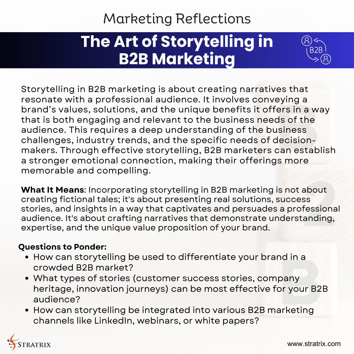 The Art of Storytelling in B2B Marketing