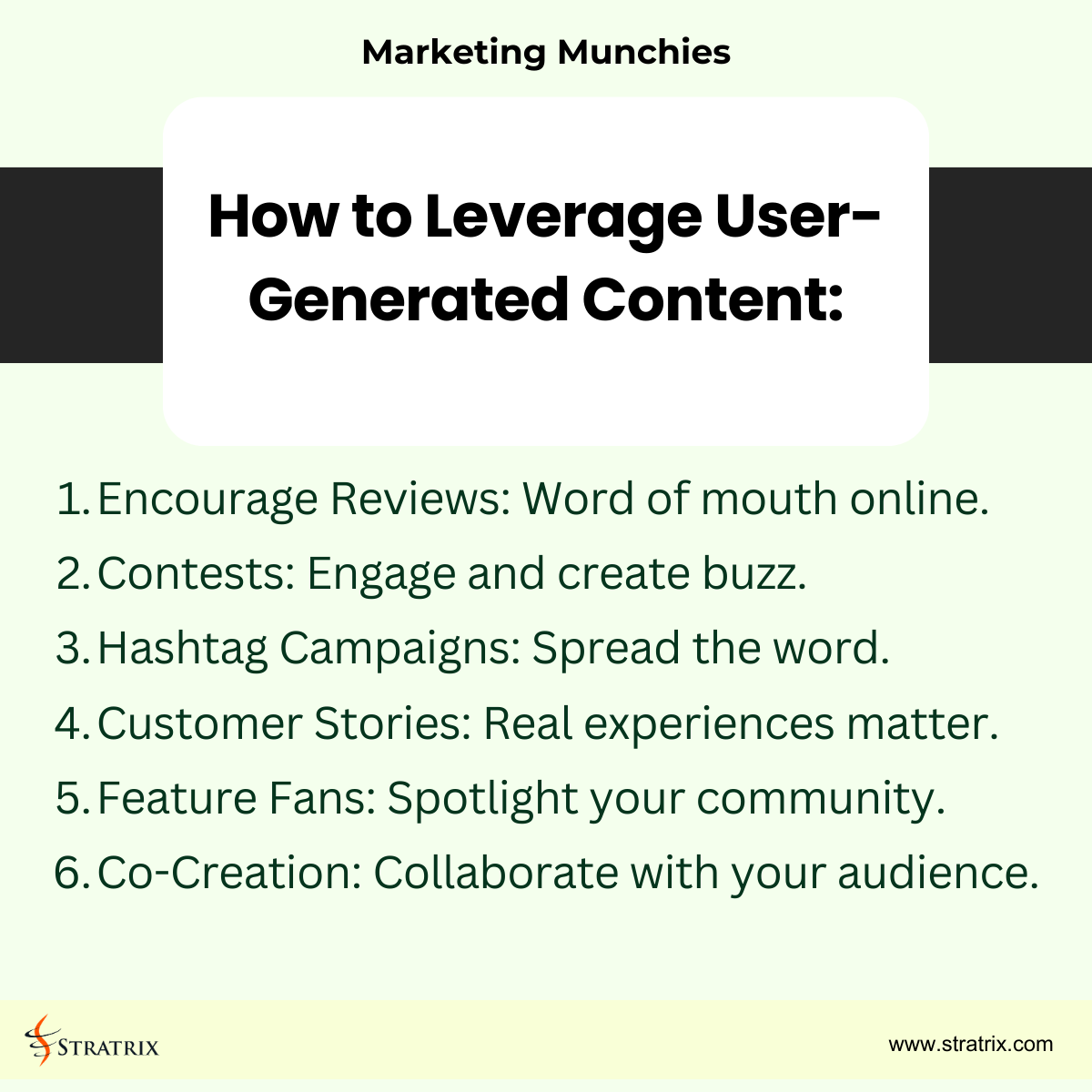 How to Leverage User-Generated Content