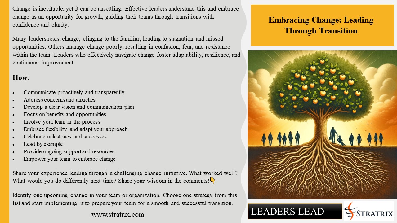 Embracing Change: Leading Through Transition