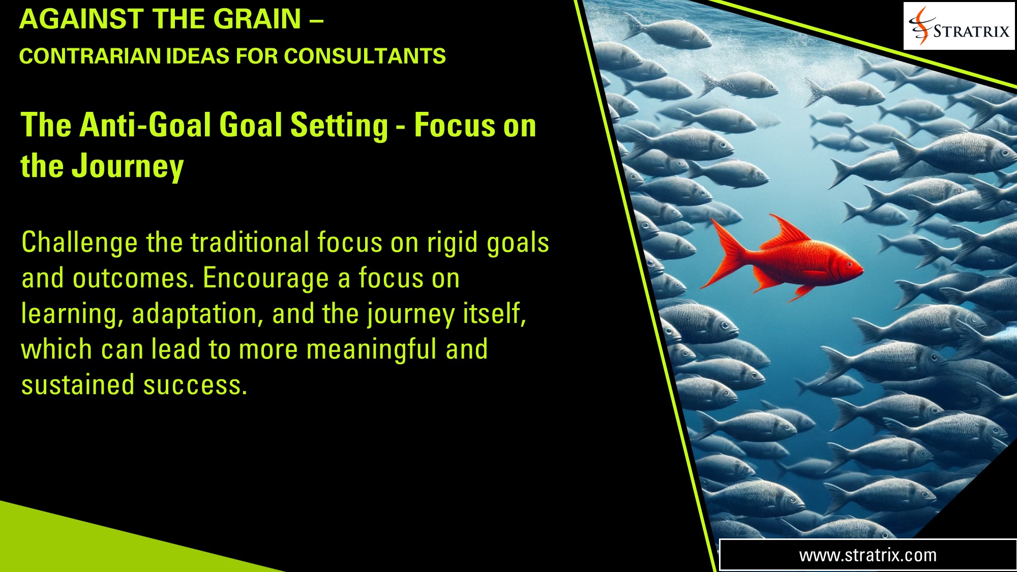 The Anti-Goal Goal Setting - Focus on the Journey