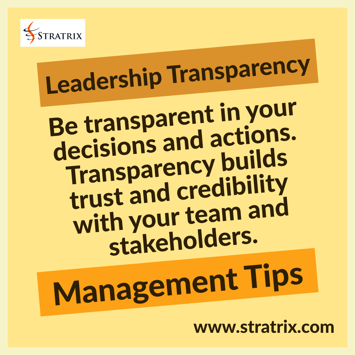 Leadership Transparency