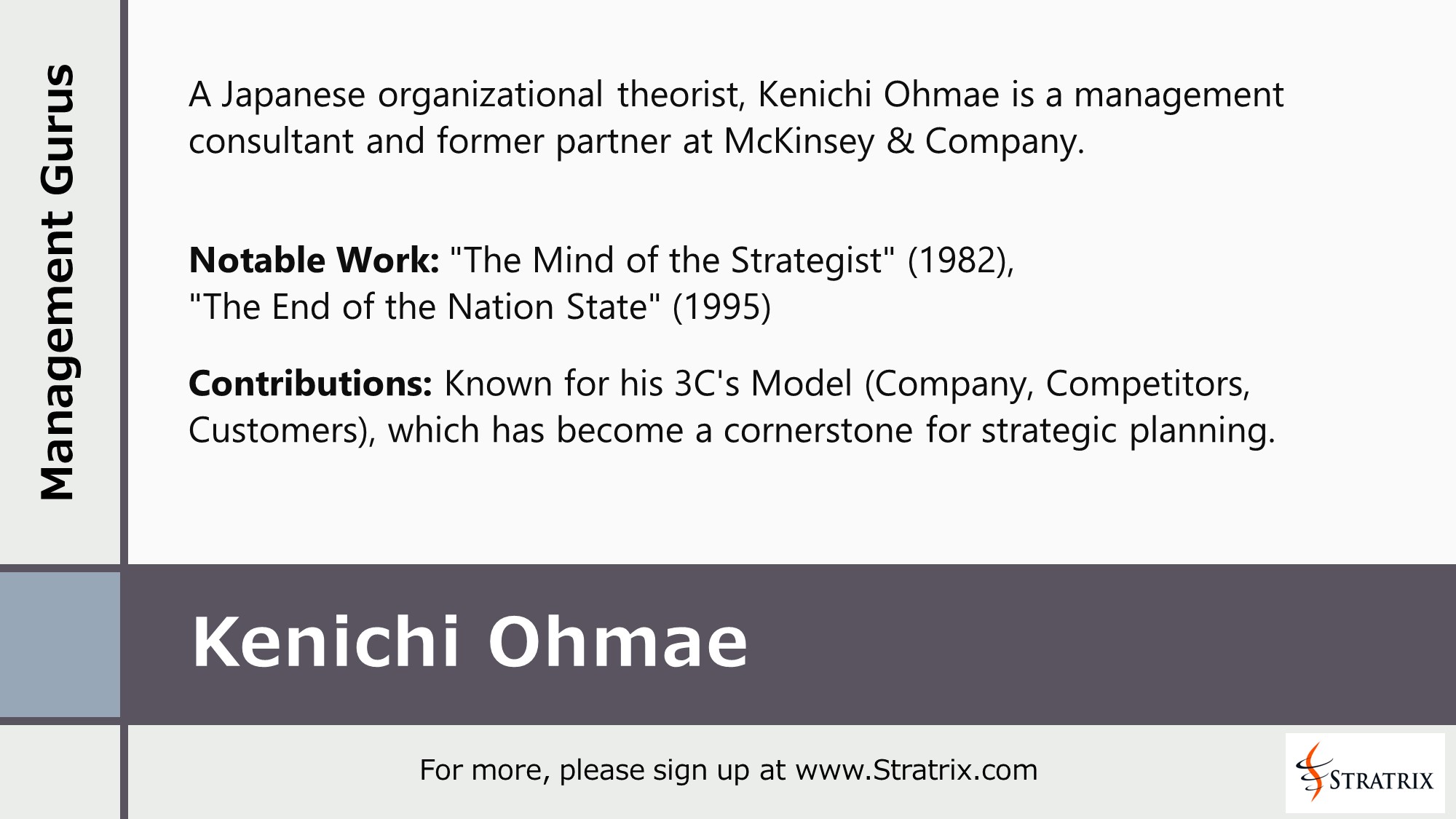 Kenichi Ohmae